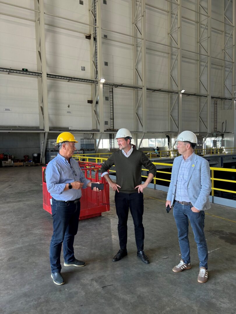 Christian Democratic leader Dag Inge Ulstein visit the yard today ...